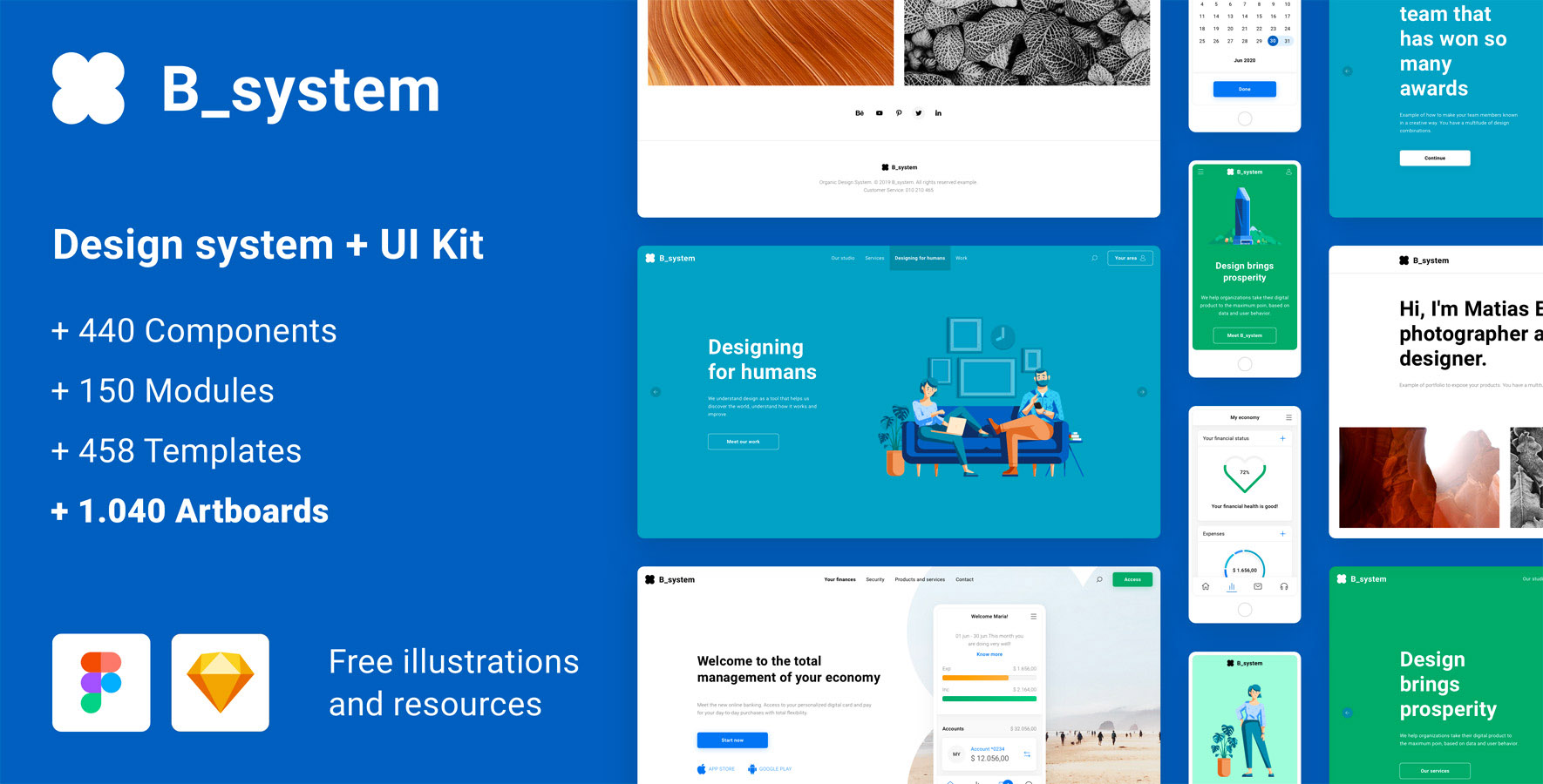 B_system - Massive All in One Design System by julianpg | ThemeForest