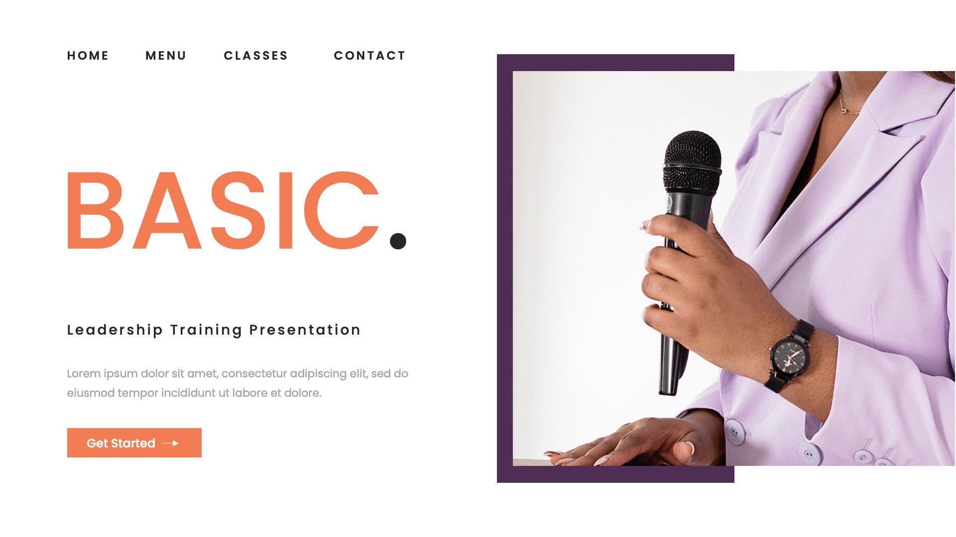 Basic - Leadership Training Presentation PowerPoint, Presentation Templates