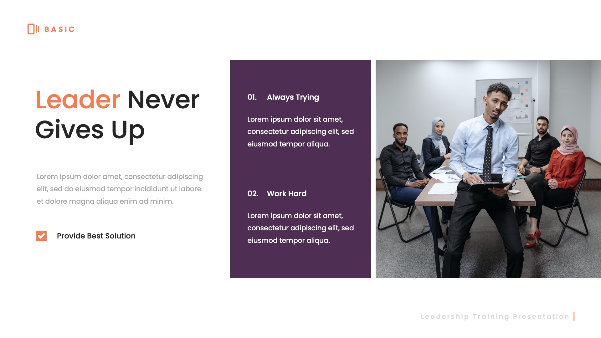 Basic - Leadership Training Google Slides, Presentation Templates ...