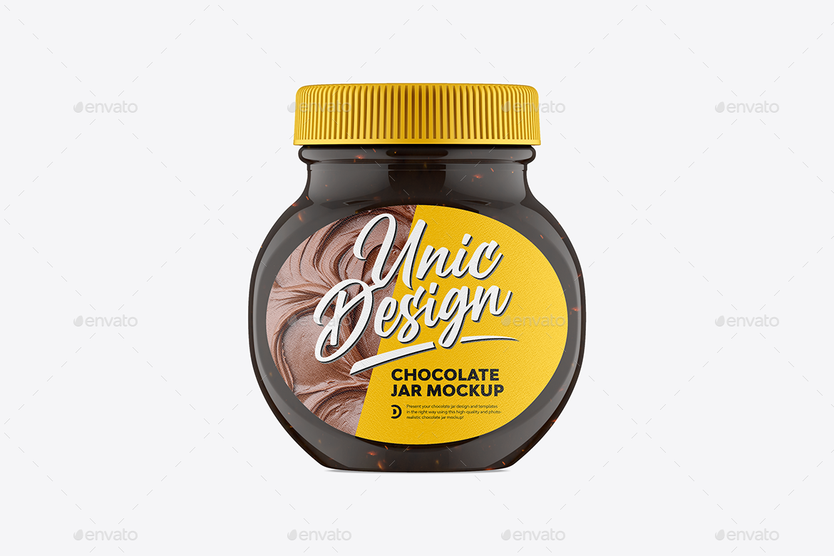 Chocolate Jar Mockup, Graphics | GraphicRiver