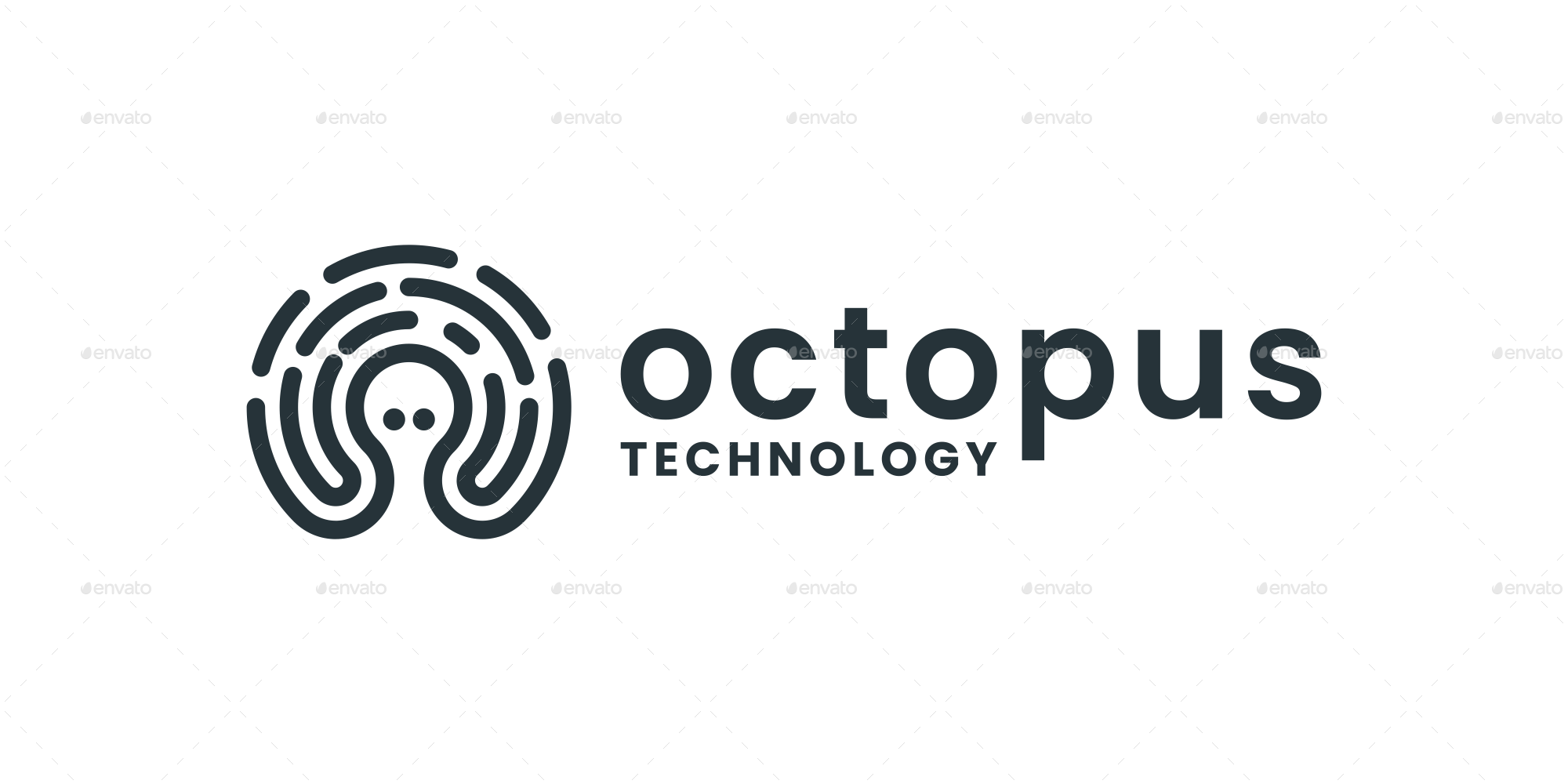 Octopus Logo, Logo Templates | GraphicRiver