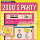 2000s Party Flyer Template, Print Templates | GraphicRiver
