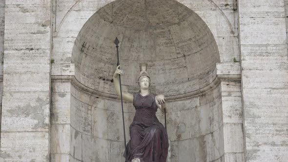 Statue of a Woman Princess in the Roman Empire in Medieval Europe ...