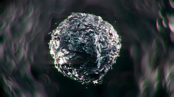 Silver Liquid Sphere, Motion Graphics | VideoHive