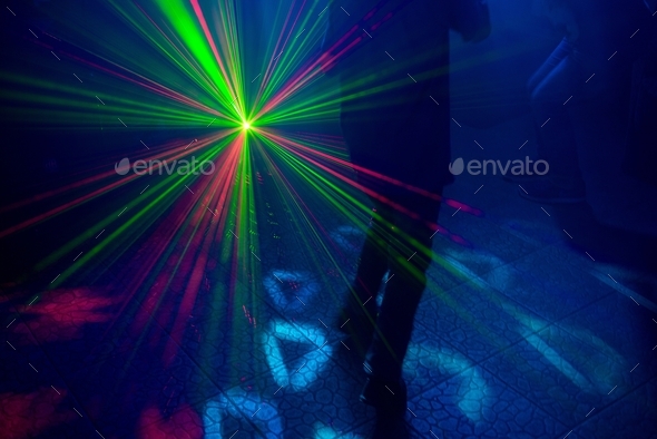 Colored disco lights,party background! Stock Photo by zelmab | PhotoDune