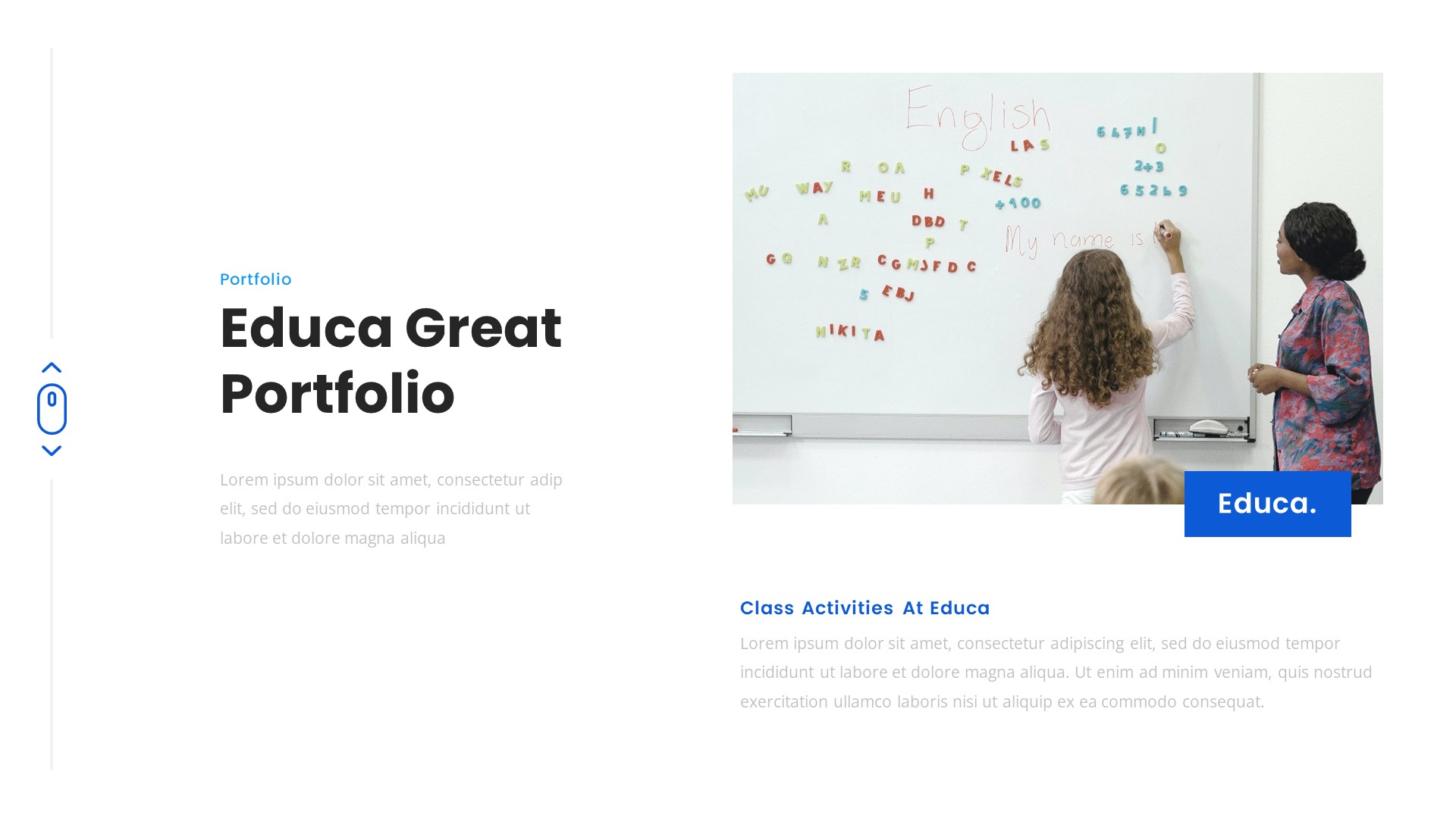 Educa - Education Presentation PowerPoint Template, Presentation Templates