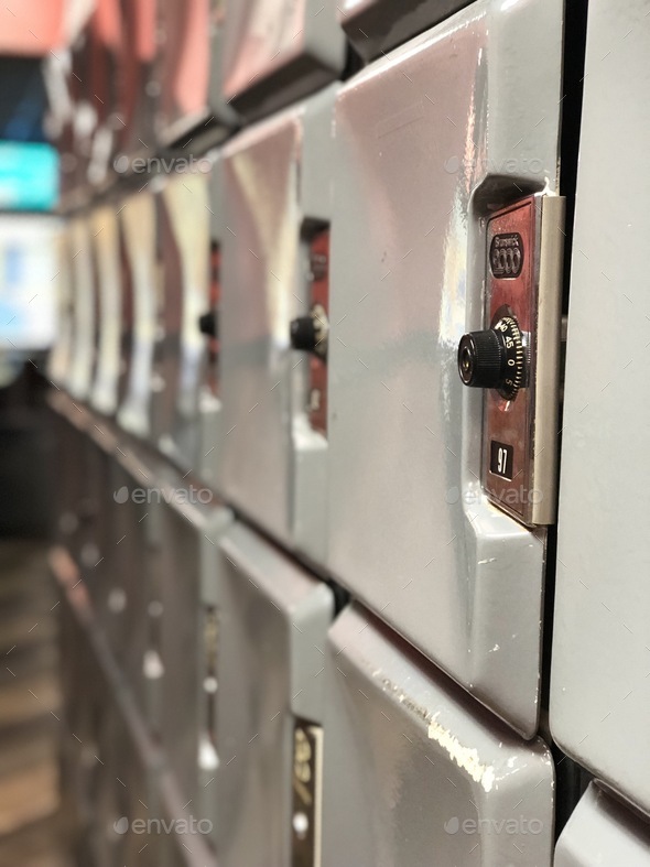 a row of lockers at a bowling alley Stock Photo by Mrskiac | PhotoDune