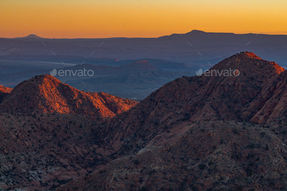 Desert sunset Stock Photo by hokietim | PhotoDune