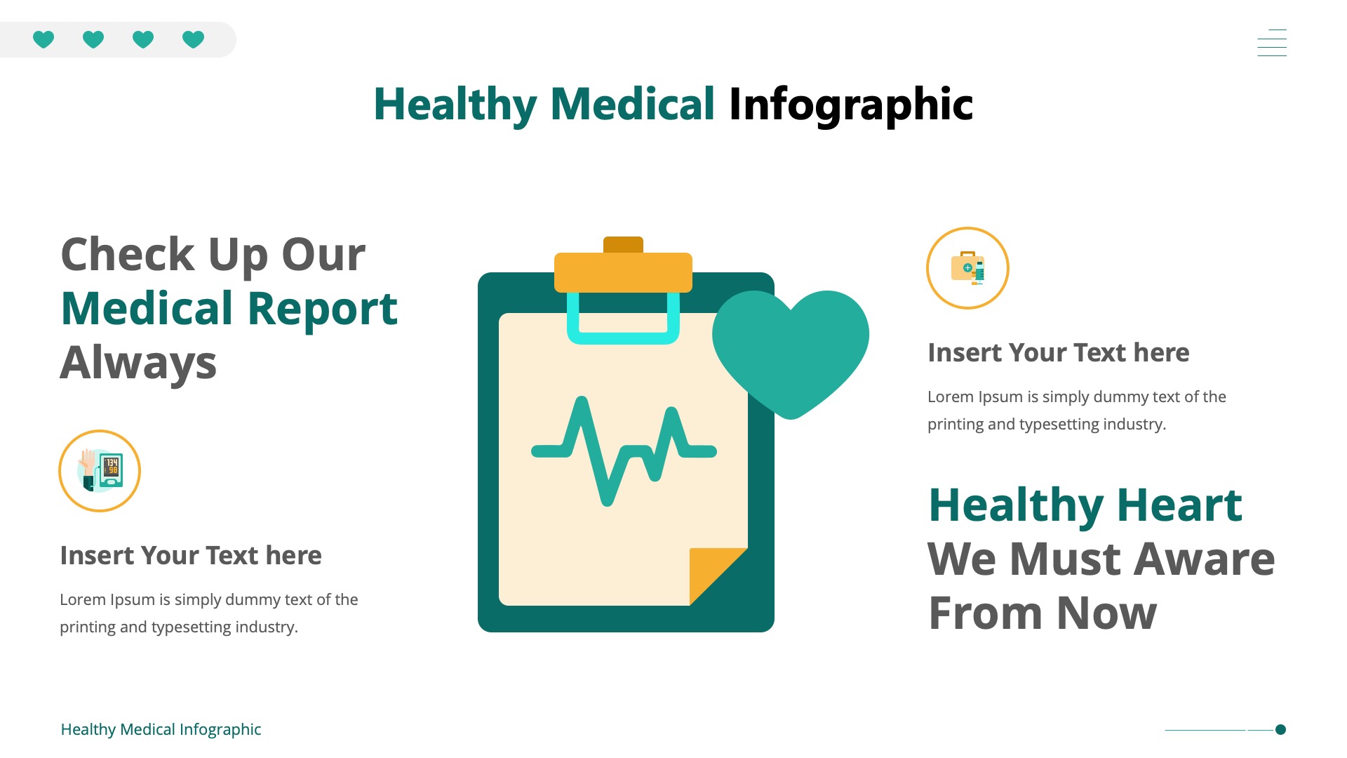 Medical Infographic Google Slides Template, Presentation Templates
