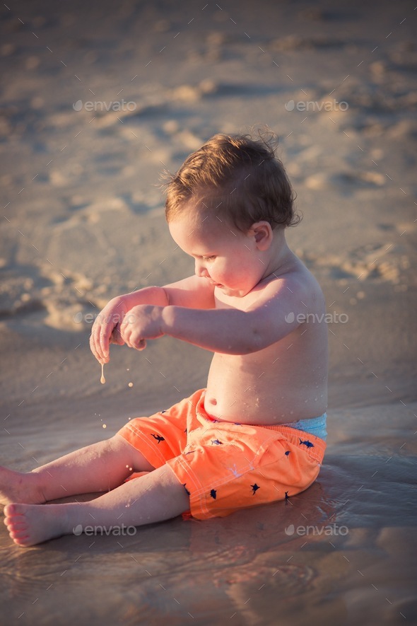 Beach baby Stock Photo by laceybeth | PhotoDune