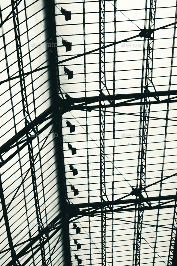 Train station grid Stock Photo by bilyanas1 | PhotoDune