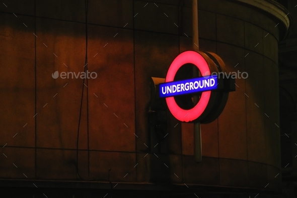 Underground London logo Stock Photo by bilyanas1 | PhotoDune