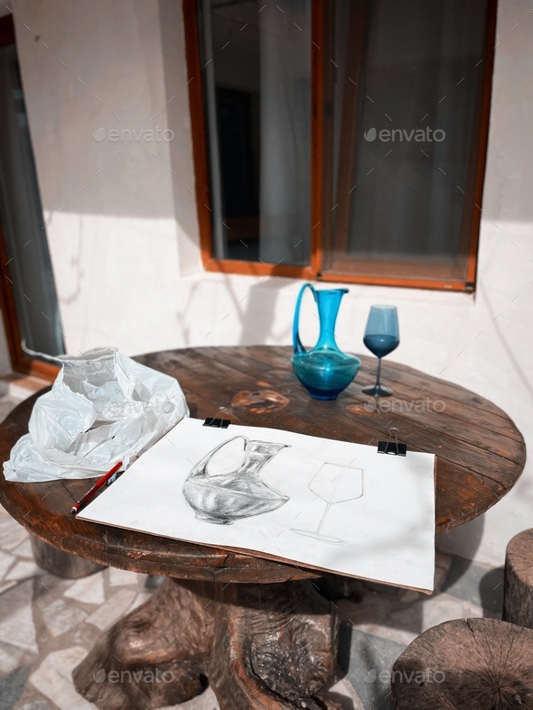 Fine art drawing Stock Photo by bilyanas1 | PhotoDune