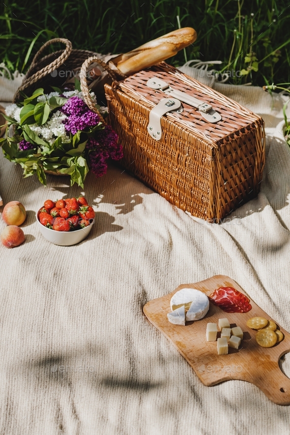Summer picnic setting. Stock Photo by Ablozhka | PhotoDune