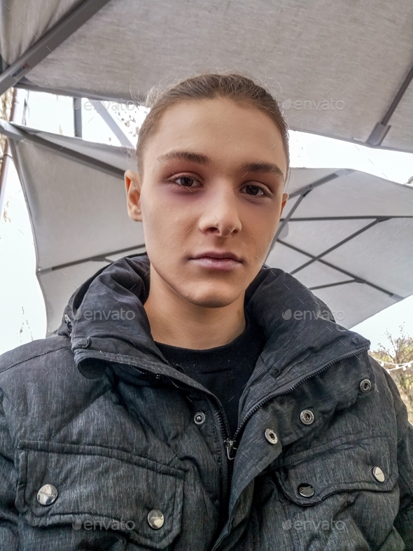 Gen Z man with makeup Stock Photo by dgbdowydas | PhotoDune