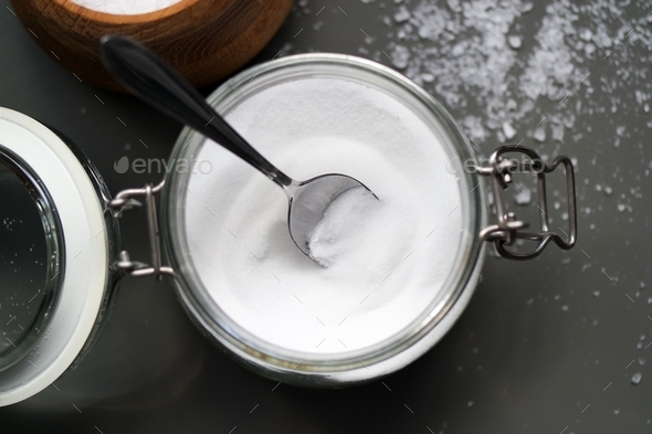 Salt in the jar flat lay. Stock Photo by SmitBruins | PhotoDune