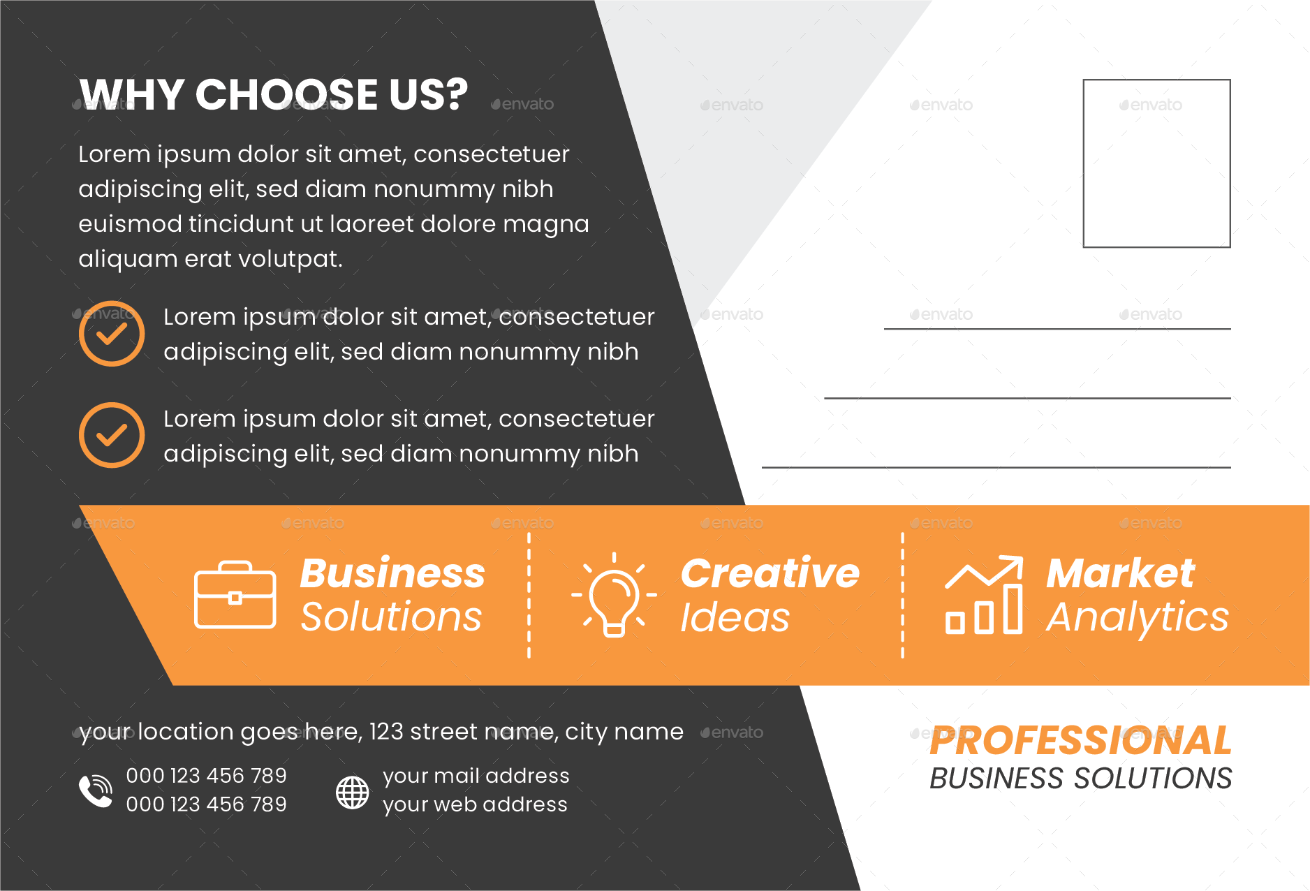 Corporate Postcard, Print Templates | GraphicRiver