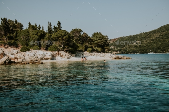 Boat ride on the sea near an island Stock Photo by oaravoicu | PhotoDune