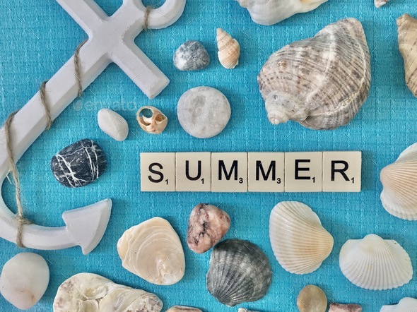 Summer scrabble letters || Words in the Wild || Summer mood || Rapana ...