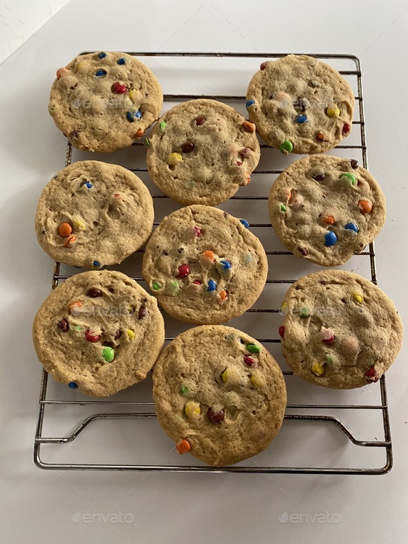 Cookies on cooling rack Stock Photo by melpaul199 | PhotoDune