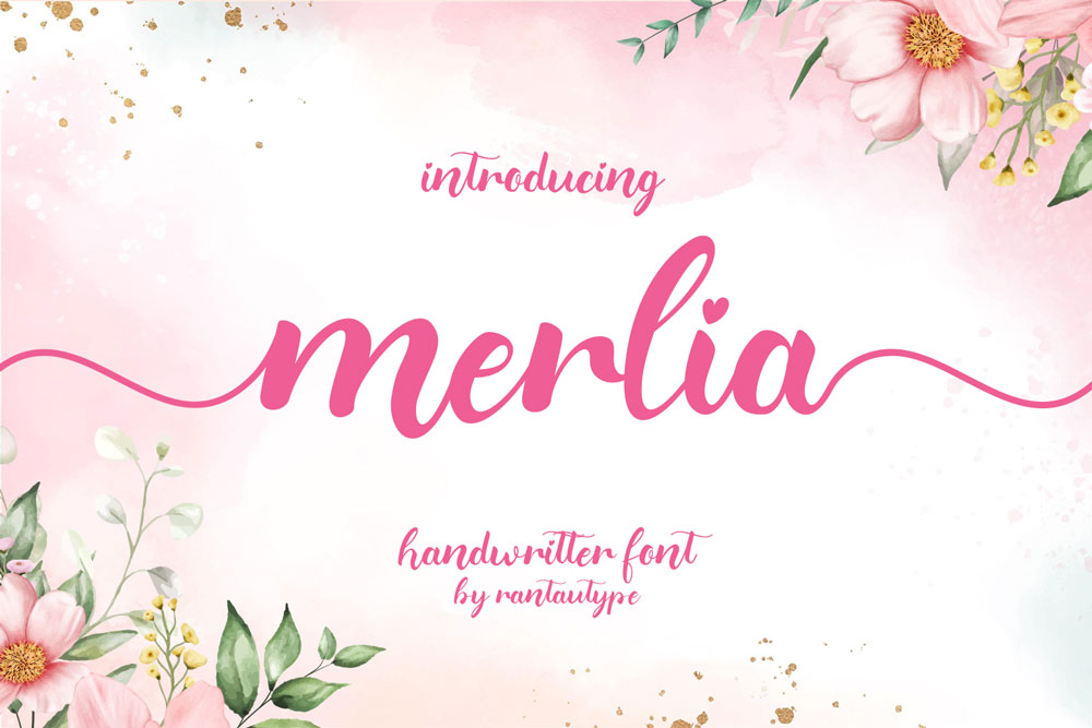 Merlia, Fonts | GraphicRiver
