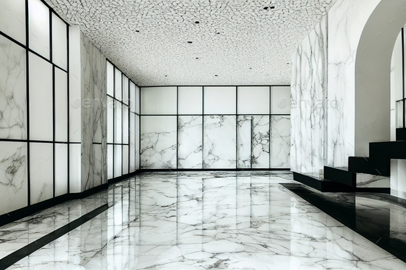 empty white marble wall and floor Stock Photo by melis82 | PhotoDune