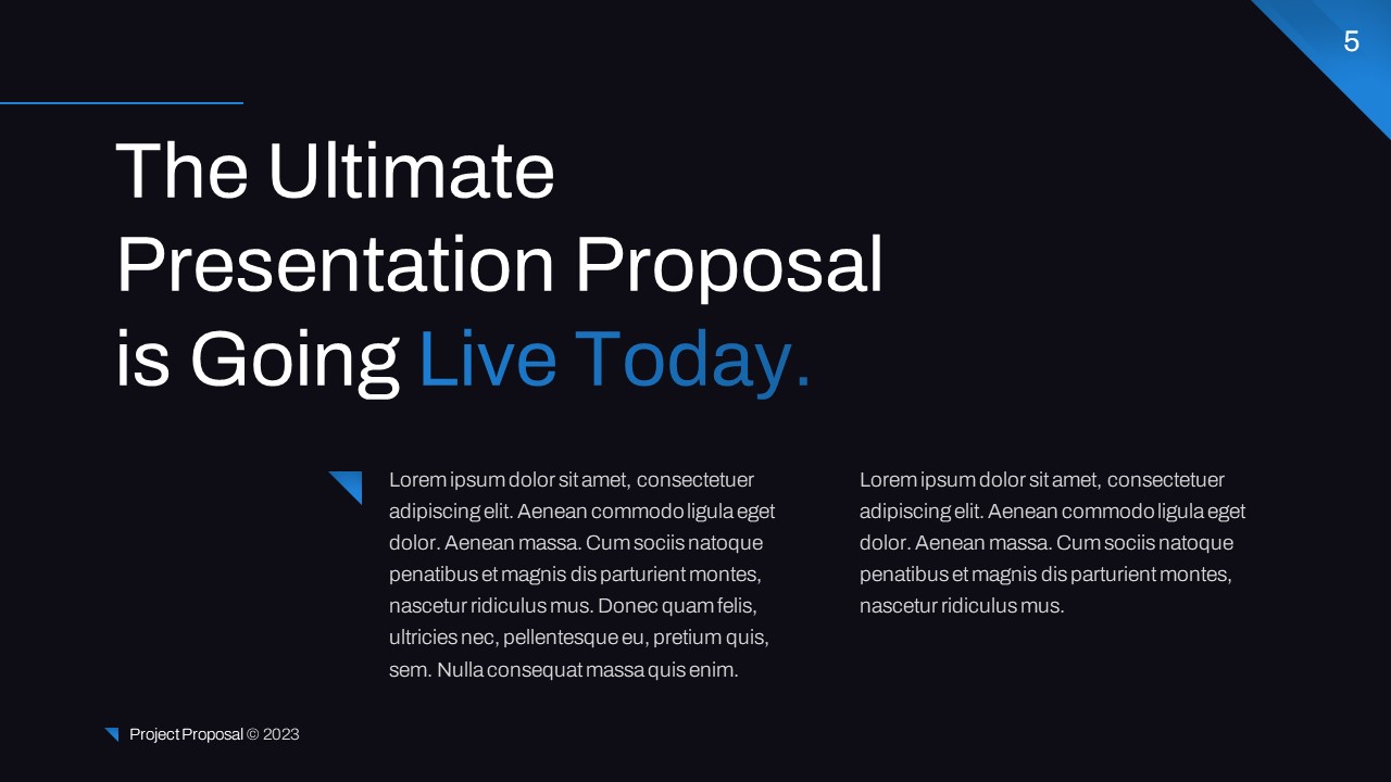 Project Proposal PowerPoint Presentation Template, Presentation Templates