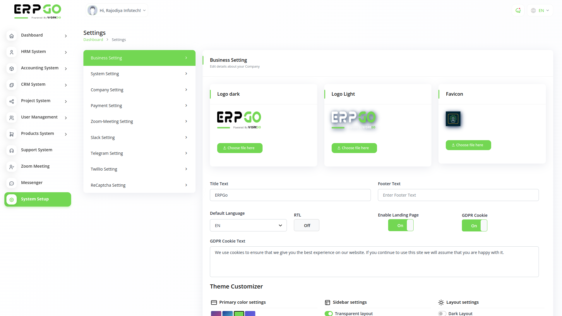ERPGo - All In One Business ERP With Project, Account, HRM, CRM & POS ...