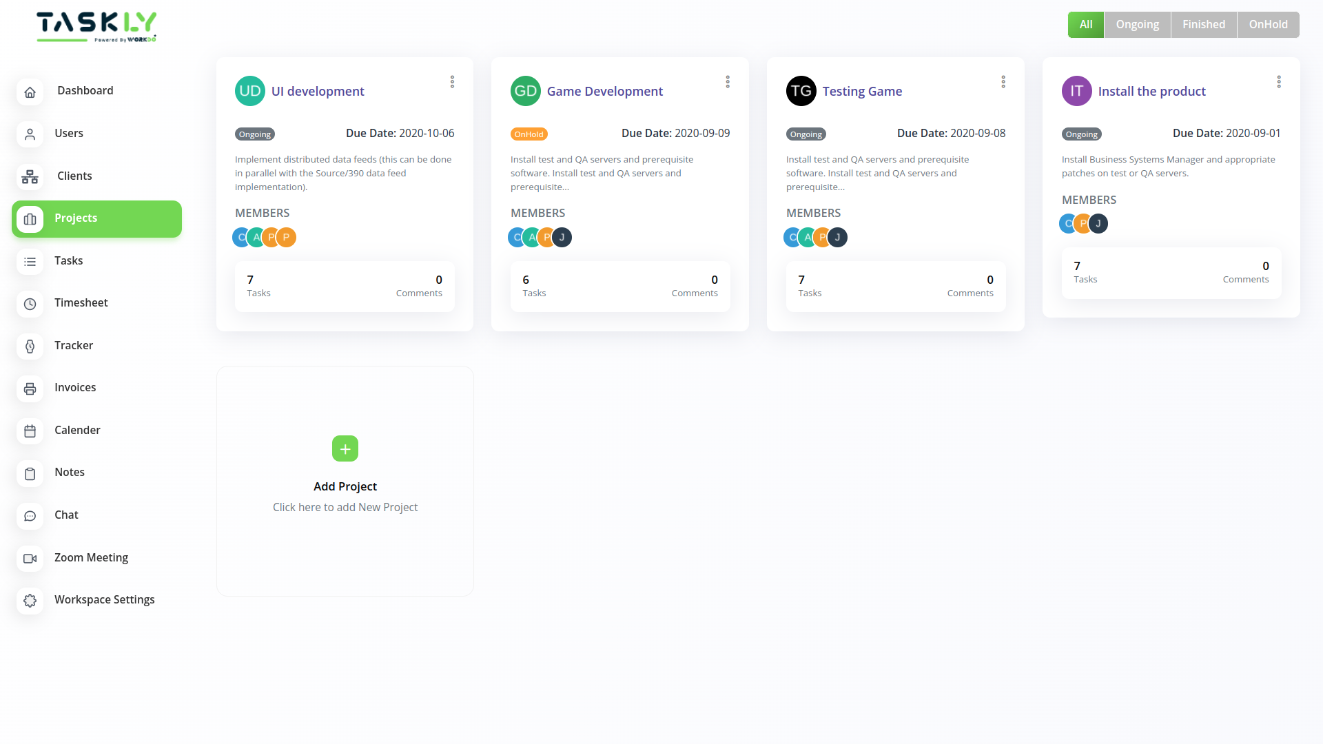 TASKLY – Project Management Tool by RajodiyaInfotech | CodeCanyon