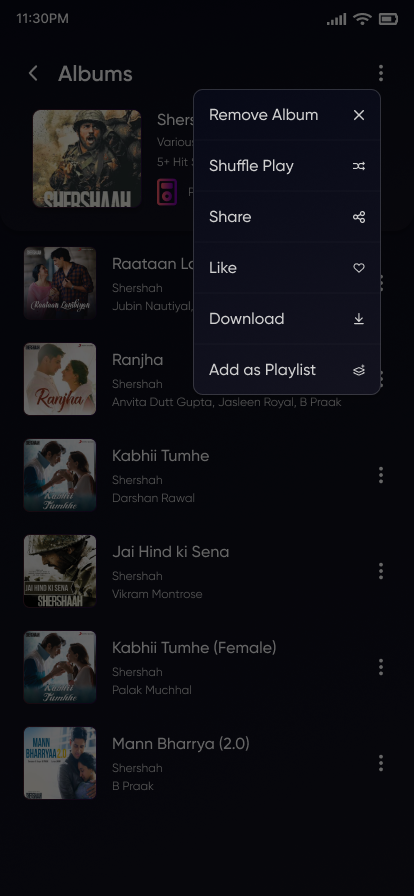 SoundTap - Fresh & Dark Flutter App Ui Template of Music Player by jpatgir