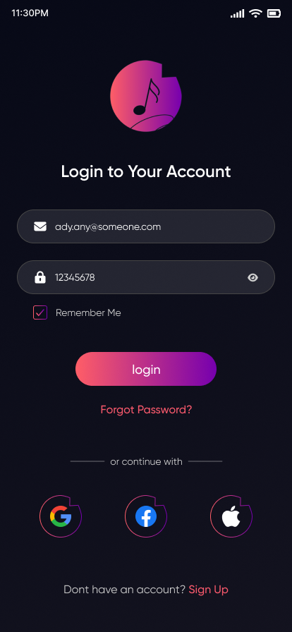 SoundTap - Fresh & Dark Flutter App Ui Template of Music Player by jpatgir