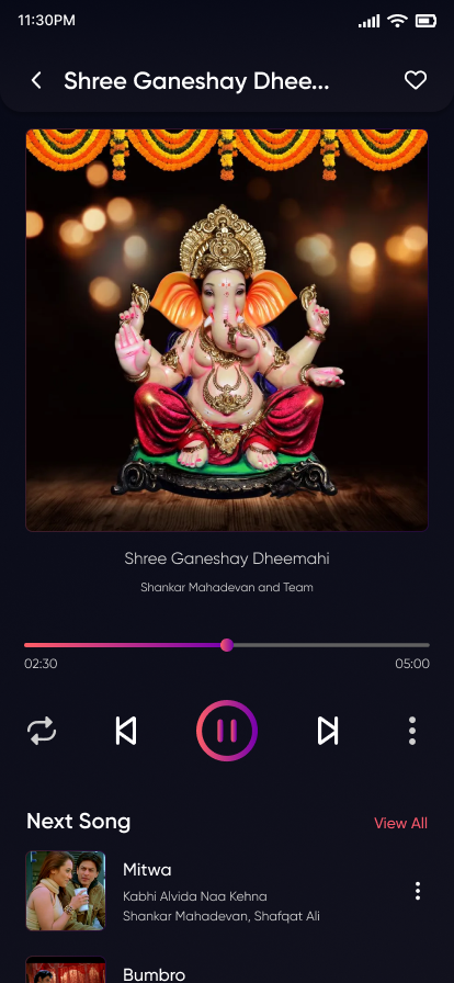 SoundTap - Fresh & Dark Flutter App Ui Template of Music Player by jpatgir