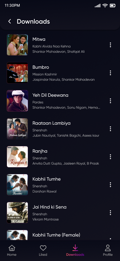 SoundTap - Fresh & Dark Flutter App Ui Template of Music Player by jpatgir
