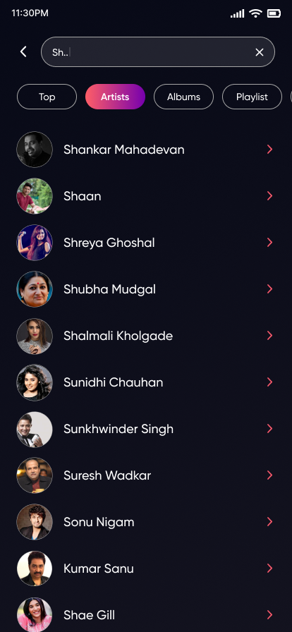 SoundTap - Fresh & Dark Flutter App Ui Template of Music Player by jpatgir
