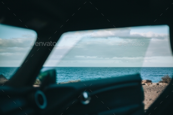 Ocean view from a car Stock Photo by sashamurashka | PhotoDune