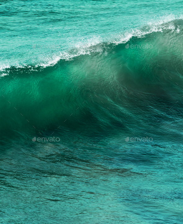 Green Ocean Wave Stock Photo by photobalance | PhotoDune