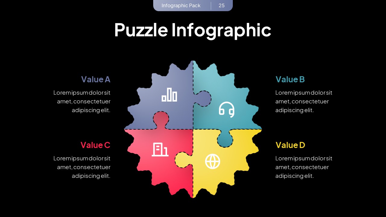 Infographic Pack PowerPoint Template, Presentation Templates | GraphicRiver
