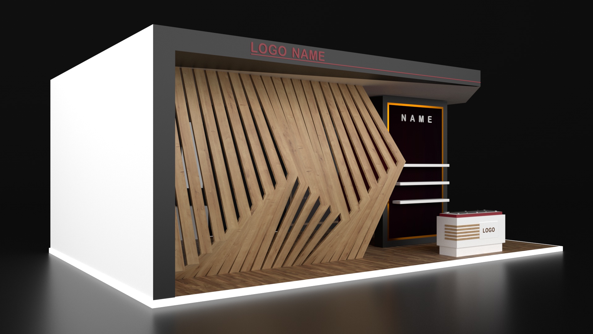 Exhibition Booth Pavilion Stand by ap_89 | 3DOcean