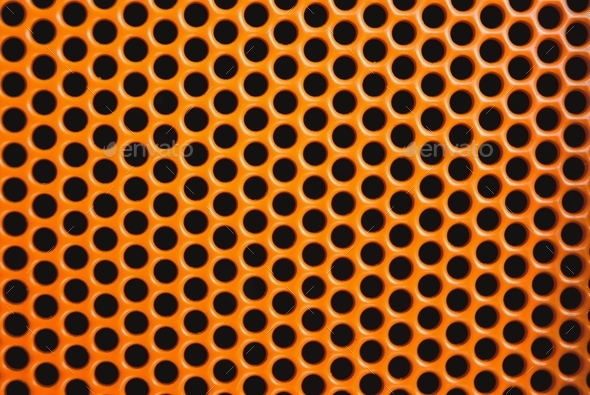 Awesome orange trypophobia honeycomb type pattern background Stock ...