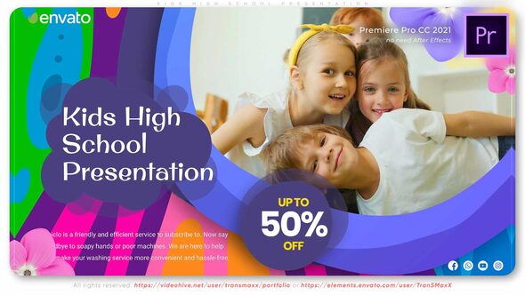 Kids High School Presentation, Premiere Pro Templates | VideoHive