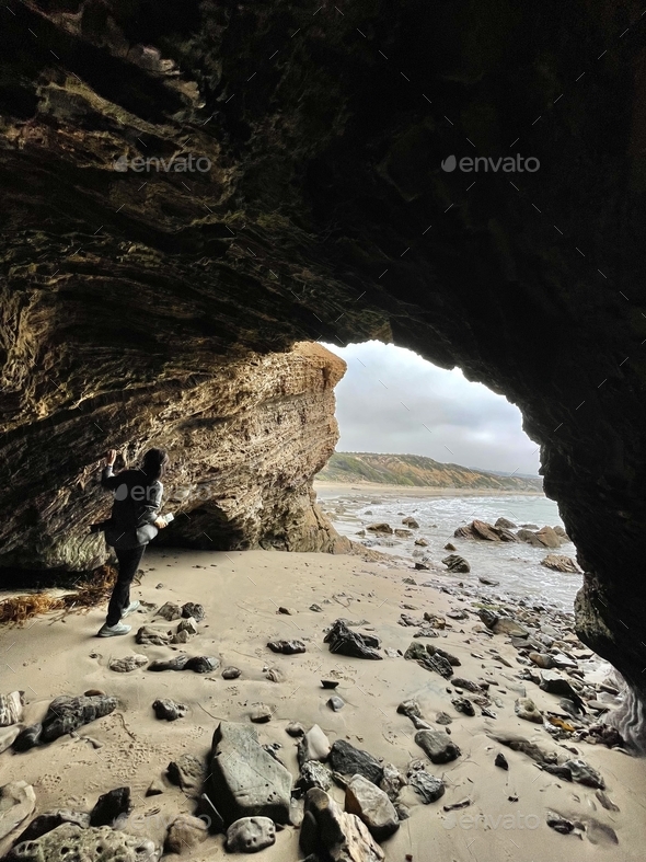Cave explorer Stock Photo by lilzorey | PhotoDune