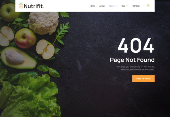 Nutrifit – Healthy Food & Nutrition Coach Elementor Template Kit by baliniz