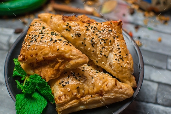Chicken Cheese puff pastry recipe / Chicken Patties / Chicken Puffs ...