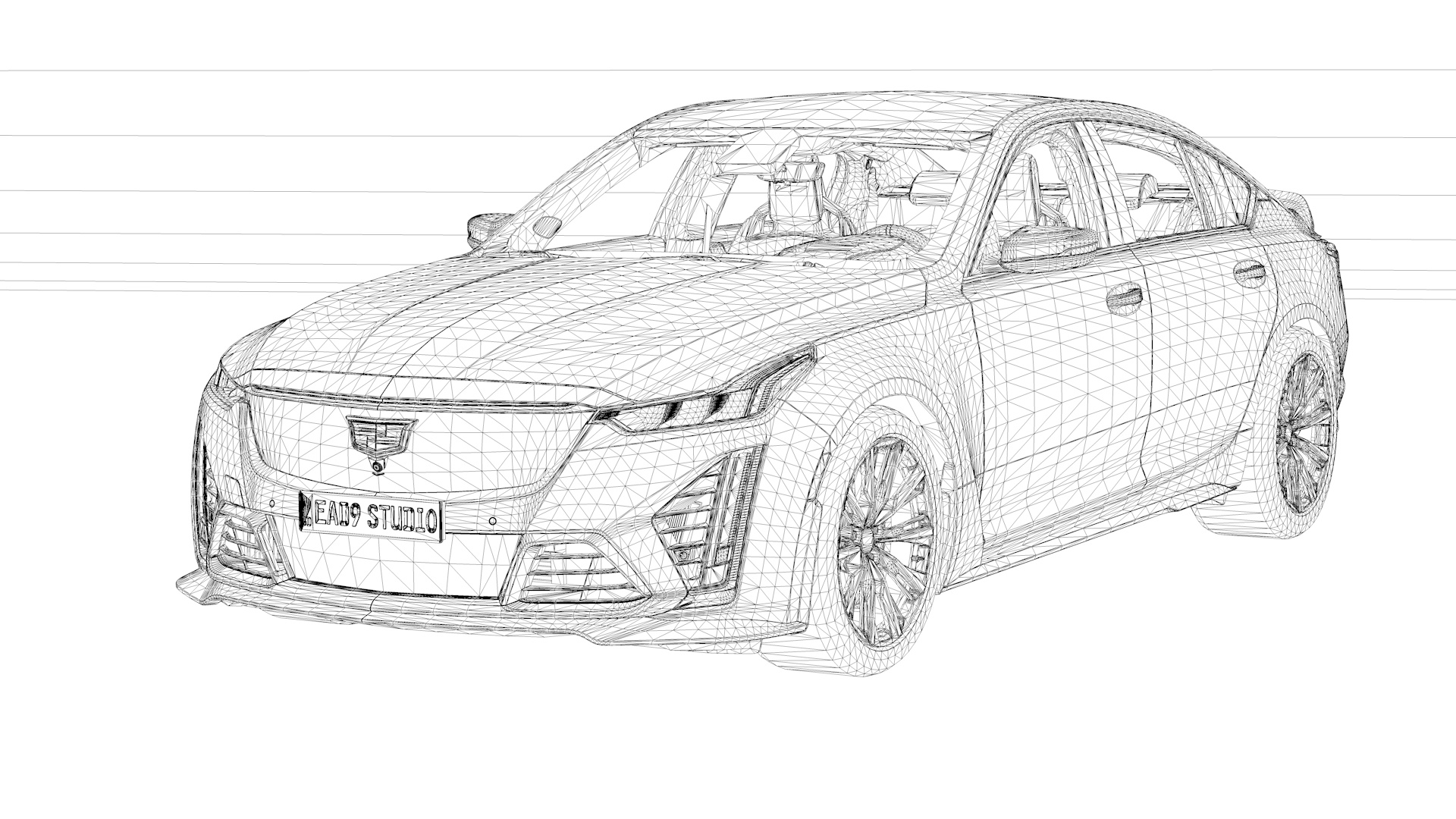 2022 Cadillac CT5-V Blackwing by EA09studio | 3DOcean
