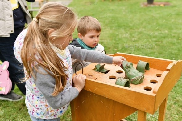 Children play a game Stock Photo by o1559kip | PhotoDune