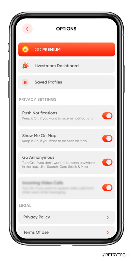 Orange - Dating app with Livestream, Chat, Gifts, Payouts : Flutter ...