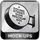 Round Street Sign Mockup 001, Graphics | GraphicRiver