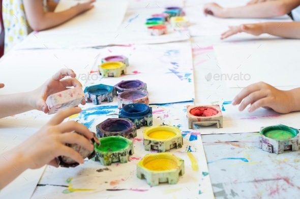 Kids coloring Stock Photo by stetphotos | PhotoDune