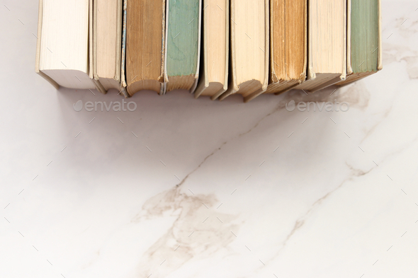 Book stack border Stock Photo by MPPLLC45 | PhotoDune