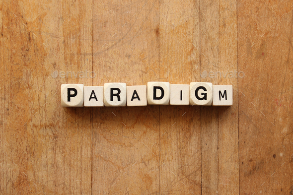 Paradigm word dice Stock Photo by MPPLLC45 | PhotoDune